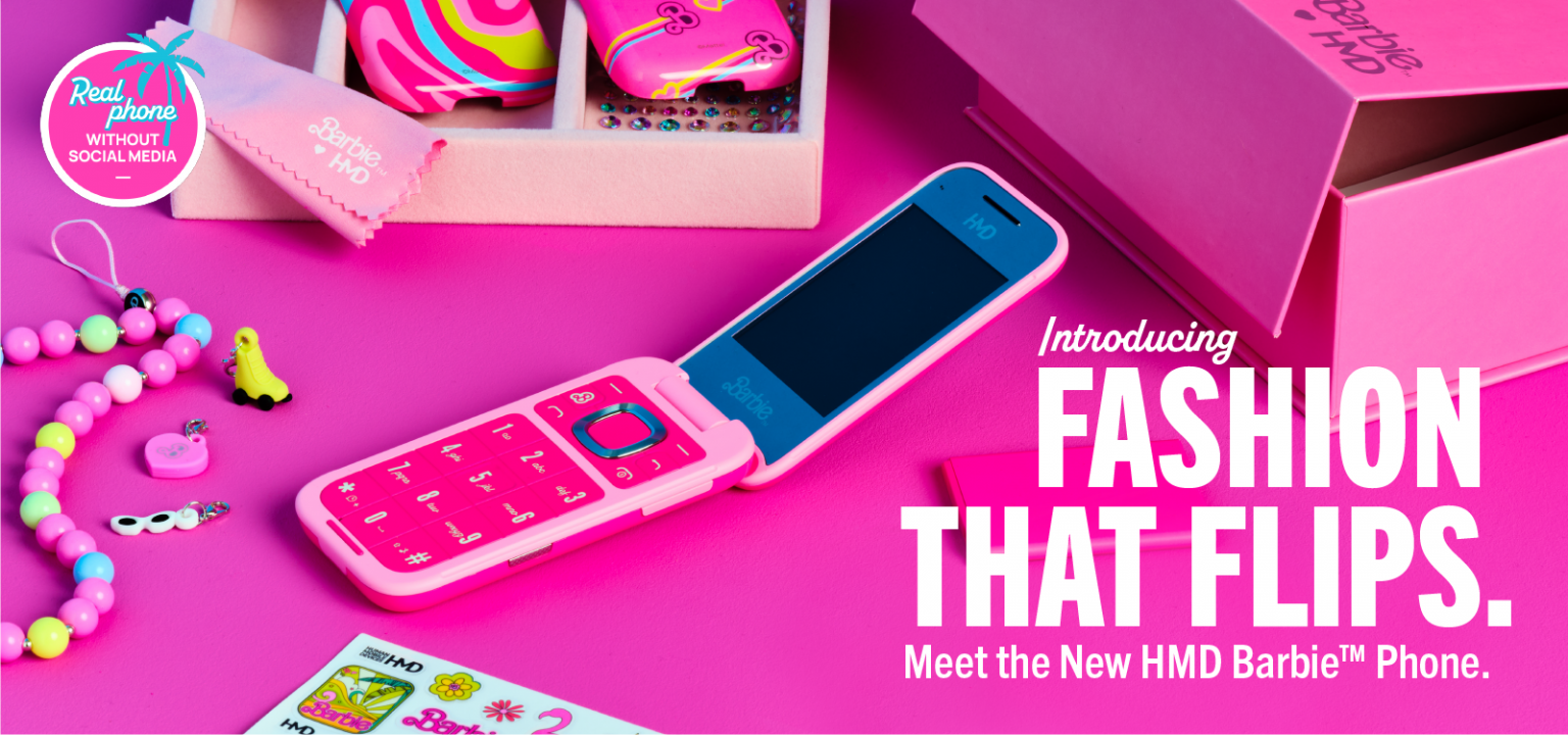 Fashion that Flips: Meet the new HMD Barbie™ Phone! - Our Blog