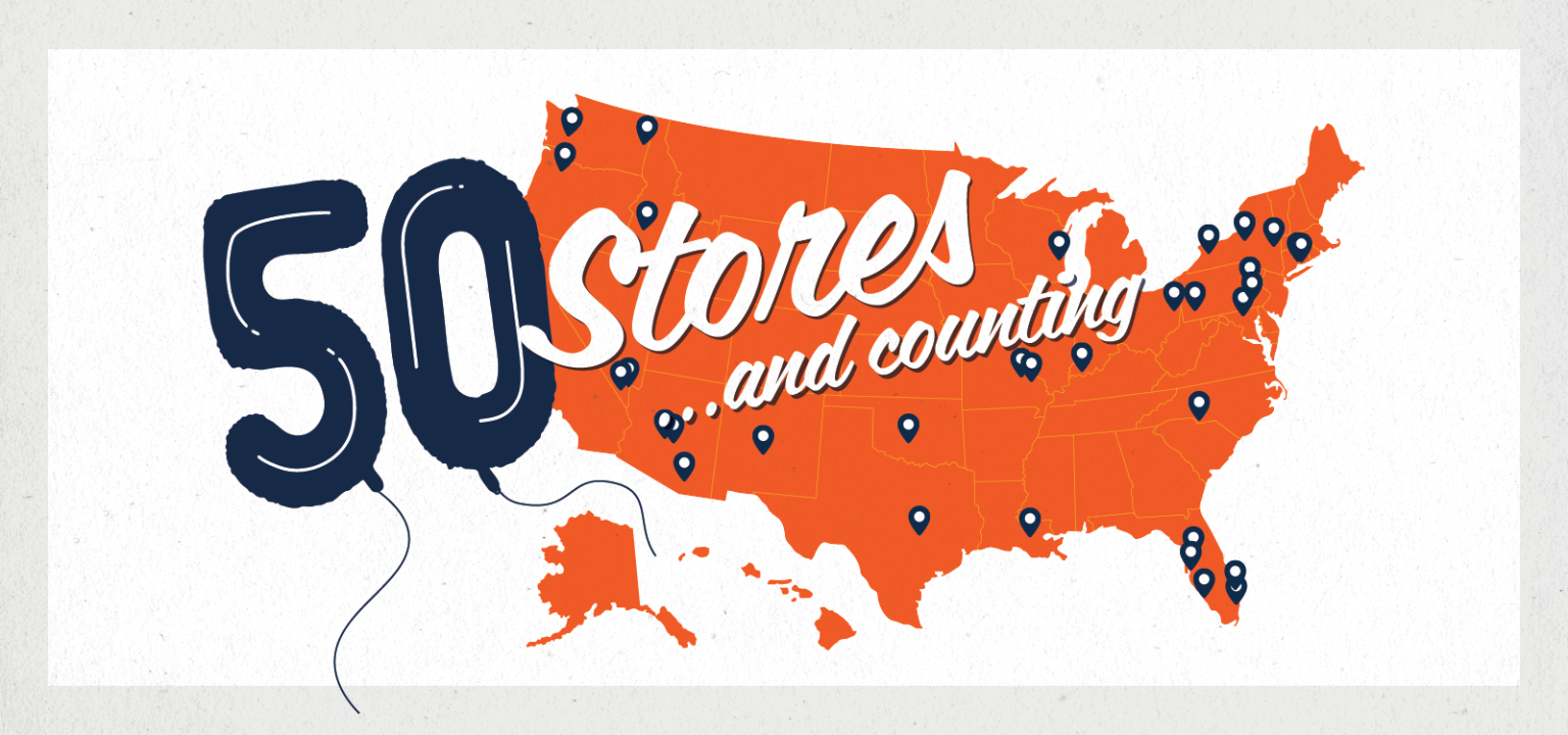 50 STORES AND COUNTING, & 50 REASONS TO CELEBRATE. - Our Blog